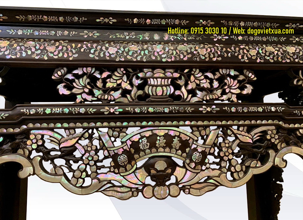 NGHI THỜ NAM BỘ XƯA - GỖ GÕ MẬT KHẢM ỐC - ĐỒ GỖ VIỆT XƯA - ÔNG TRÙM ĐỒ GỖ CỔ XƯA VIỆT NAM |Mua ...